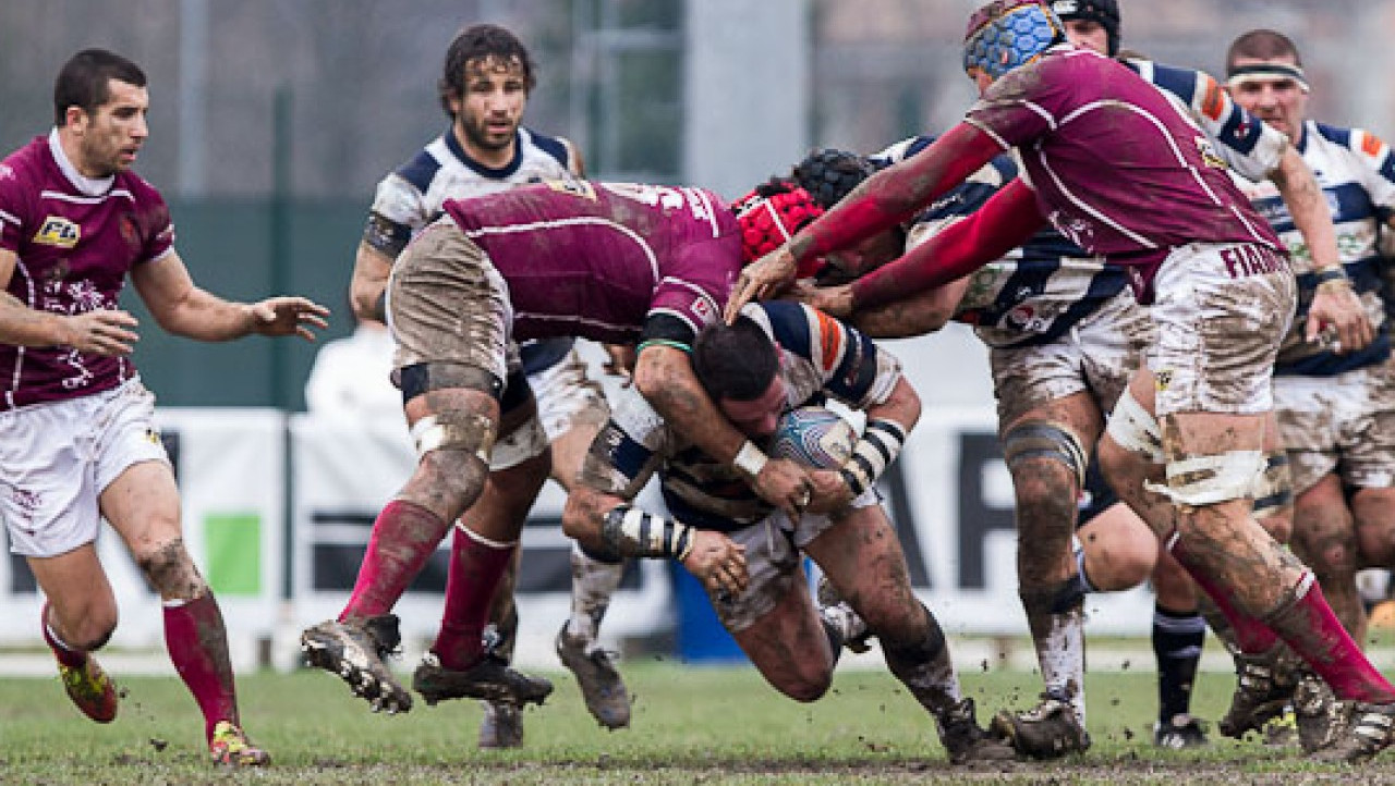 Fiamme oro rugby, a Parco Leonardo - Portale di Aranova